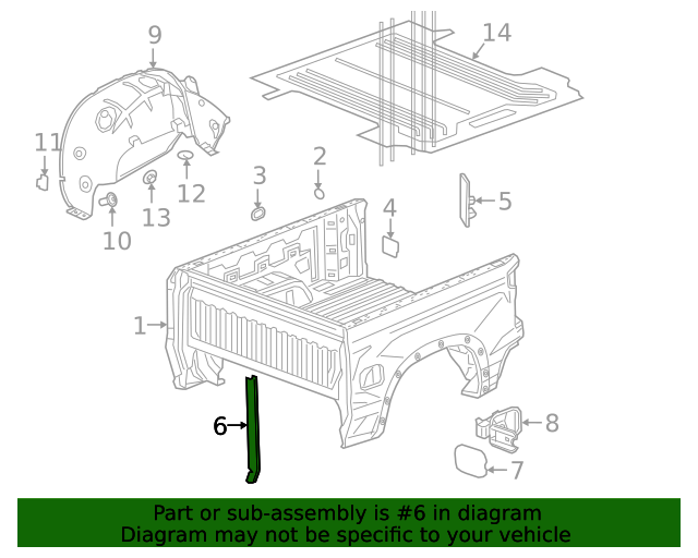 2020-2024 GM Air Deflector 85638764 GM | GMPartsDirect.com