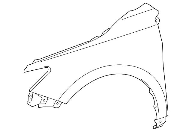 Toyota OEM Fender Part# 53812-06210 | OEM Vehicle Parts