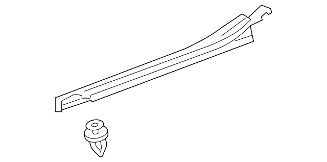 2015-2017 Toyota Camry Fender Filler Panel 53825-06130 | Toyota Parts