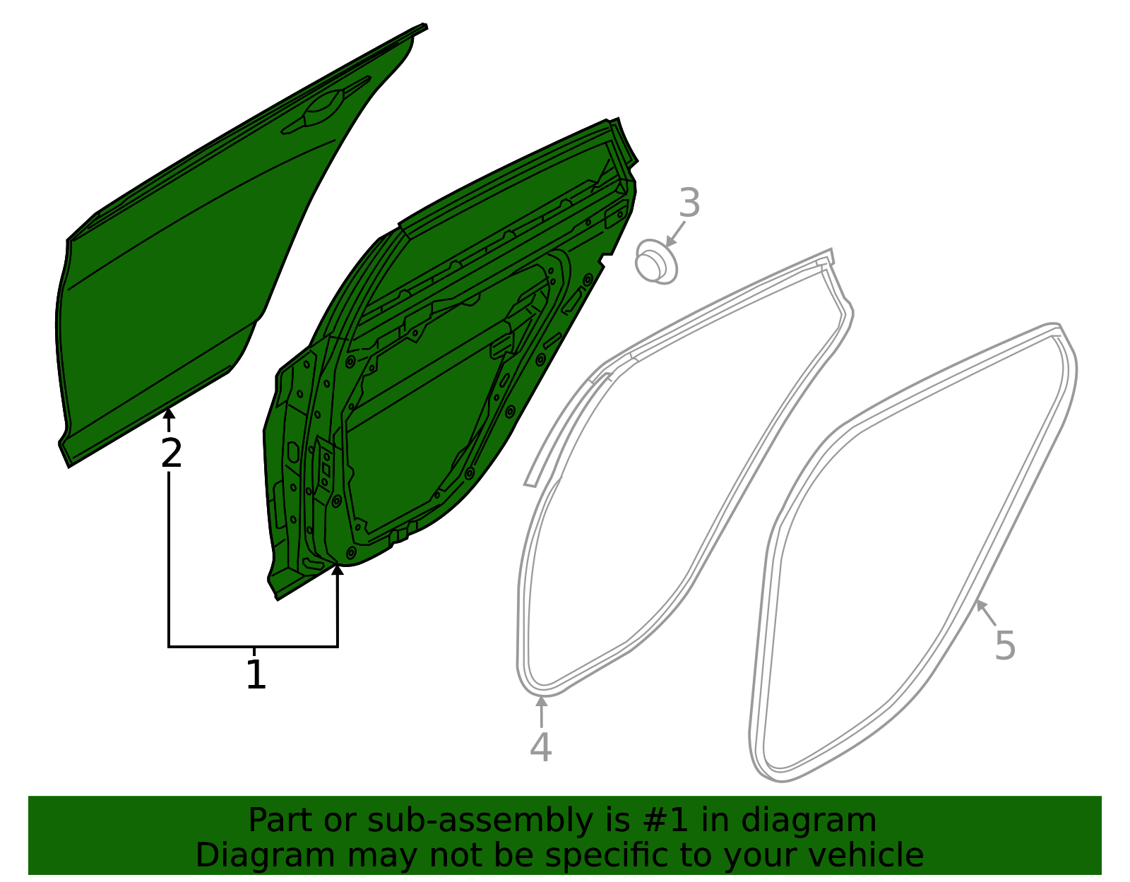 77004-L2000 - Door Shell 2021-2025 Kia K5 | Kia.Parts Store