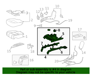 2020-2024 Toyota Highlander Frame Assembly 79101-0E250 | Toyota Parts ...