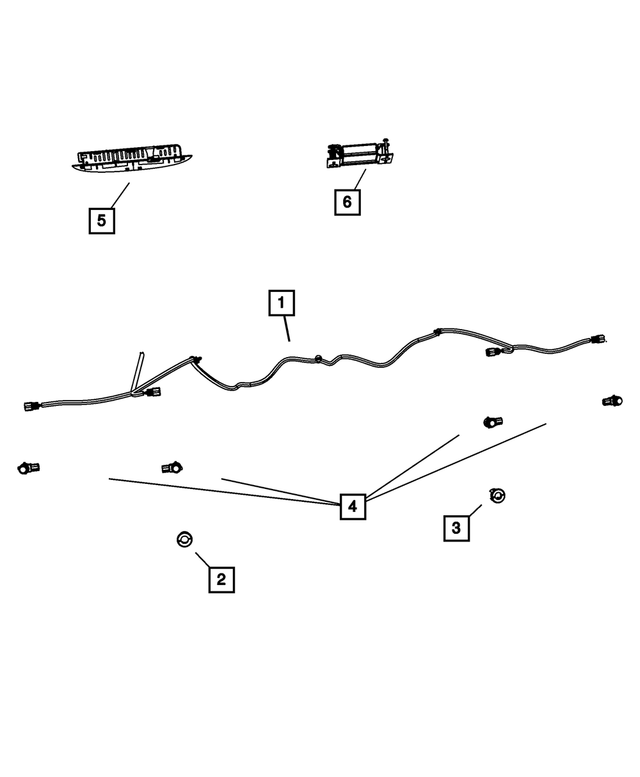 1JK73ZZZAB - Park Distance Bezel 2009-2022 Mopar | Mopar Wholesale Parts