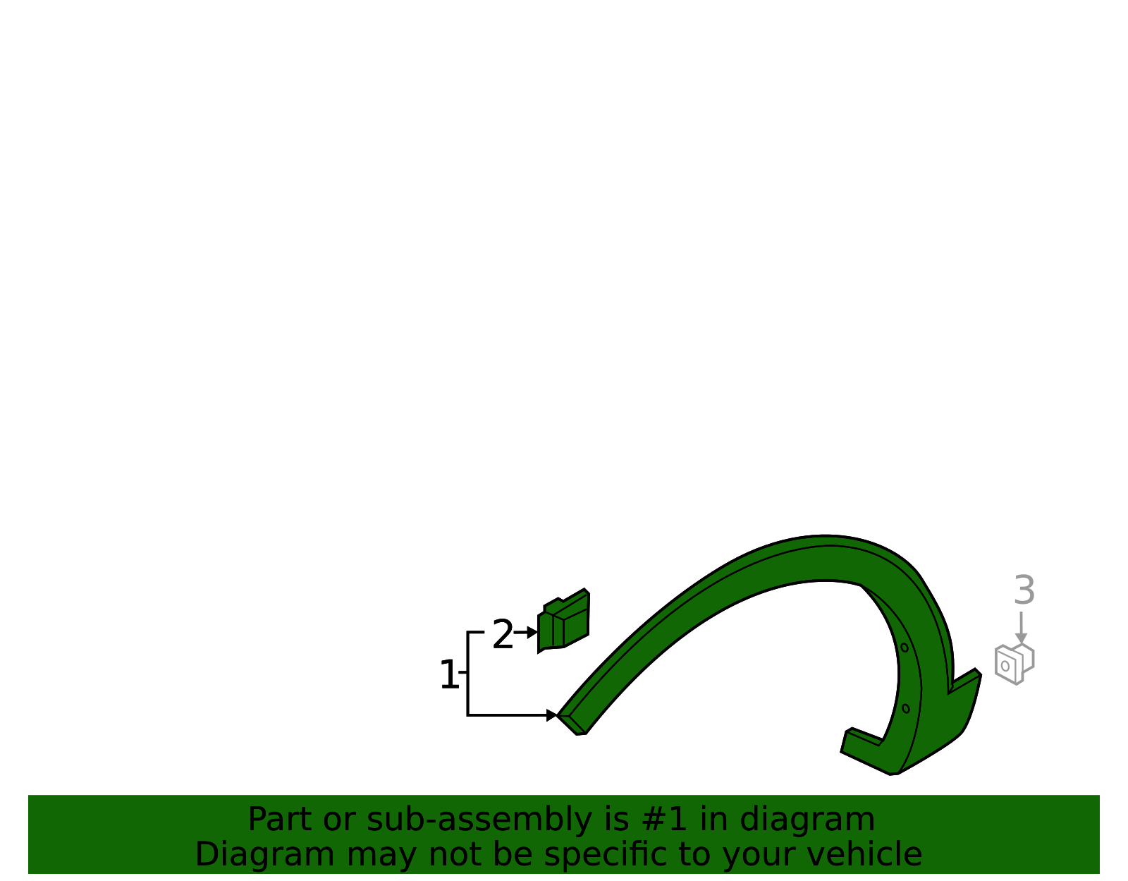 87712-S9000 - Wheel Opening Molding 2020-2024 Kia Telluride | Kia.Parts ...