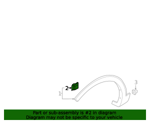 87756-3R000 - Wheel Opening Molding Clip 2014-2023 Kia | Kia.Parts Store