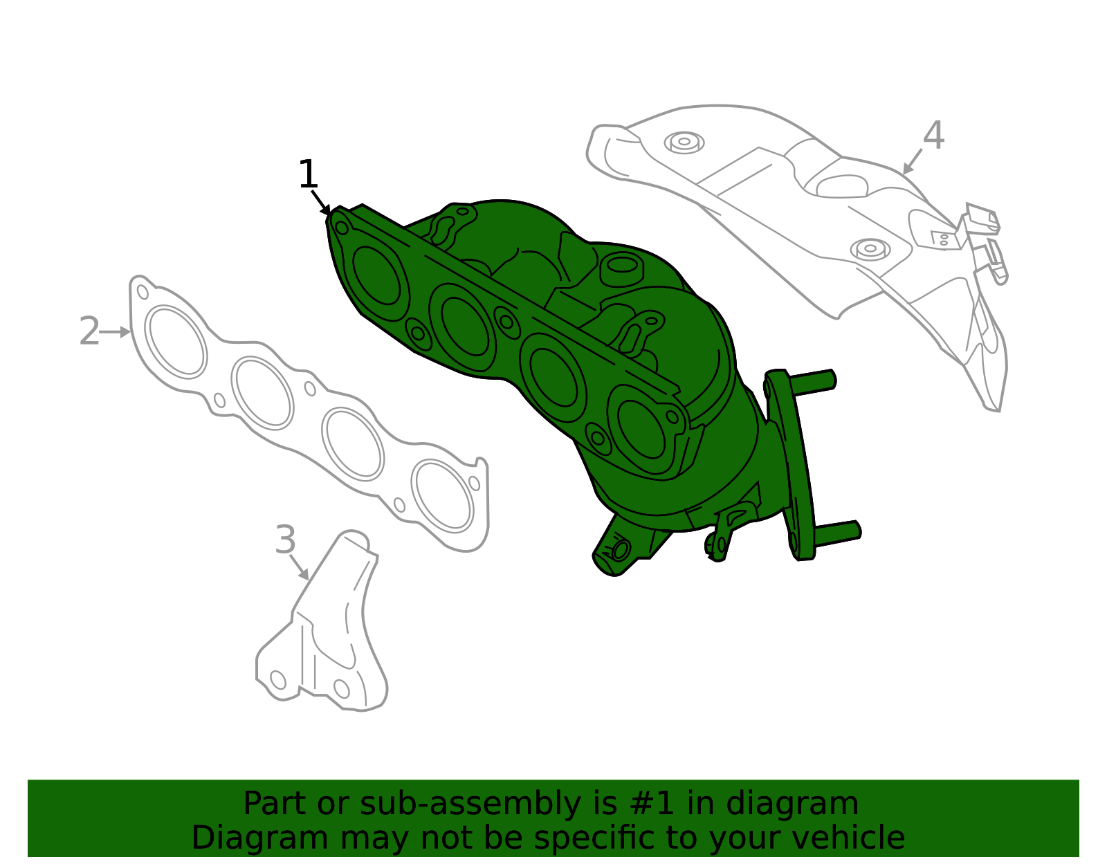 28510-2ELE0 - Exhaust Manifold 2019-2021 Kia Forte | Kia.Parts Store