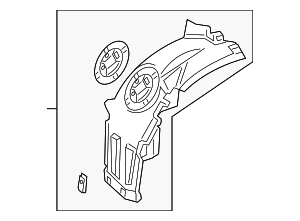 177-690-14-03 - Wheel House Covering Mercedes-Benz USA Parts