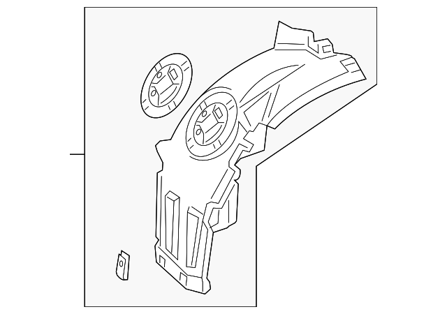 177-690-14-03 - Wheel House Covering Mercedes-Benz USA Parts