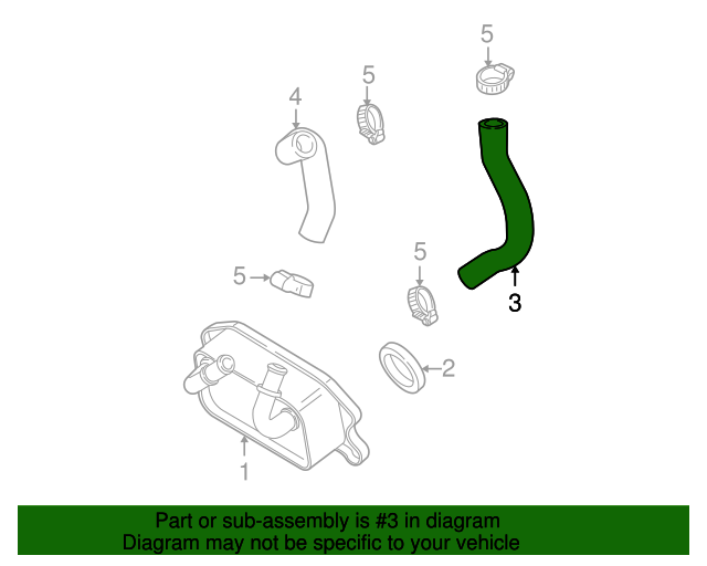 30713303 - Engine Oil Cooler Line 2003-2006 Volvo | AutoNationParts.com