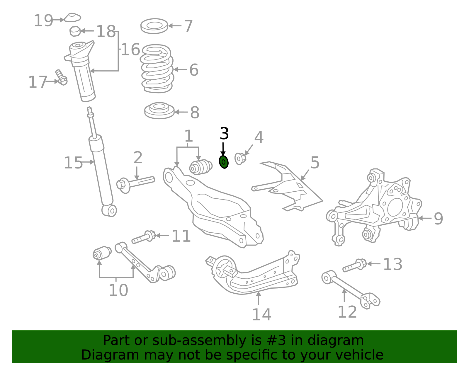 2016-2025 Toyota Lower Control Arm Adjust Cam 48198-07010 | Toyota ...