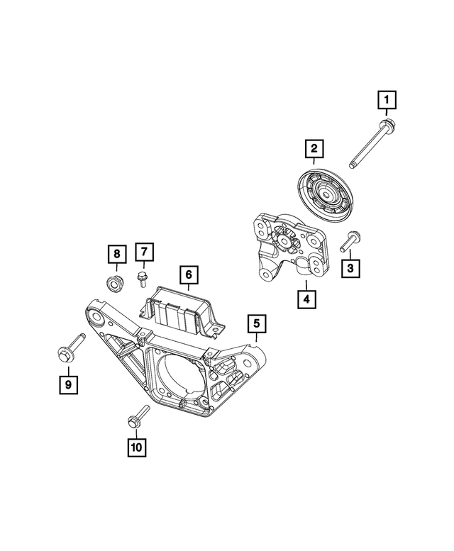 MOPAR DIFFERENTIAL BRACKET - 68192618AB - 68192618AB | Mopar Online Parts