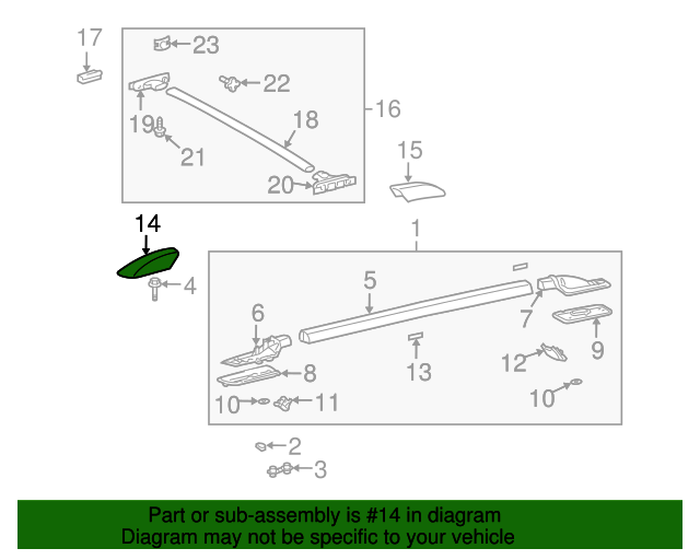 2003-2009 Toyota 4Runner Front Cover 63491-35011 | Toyota Parts Center