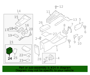 96122-K4000 - USB Port 2019-2023 Hyundai Kona Electric | AutoNation Parts