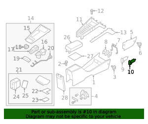 2019-2023 Hyundai Kona Electric USB Port 96125-K4000 | OEM Parts Online