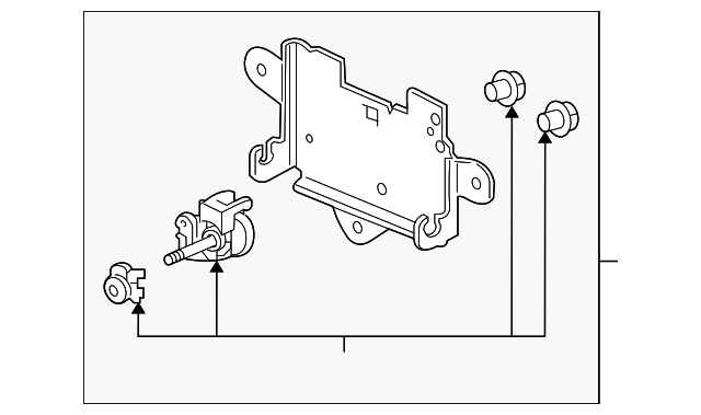 OEM 2016-2017 Honda Accord Distance Sensor Support Bracket 36804-T2A ...