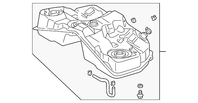7700150101 - 2001-2006 Lexus LS430 Fuel Tank Assembly - OEM Vehicle Parts