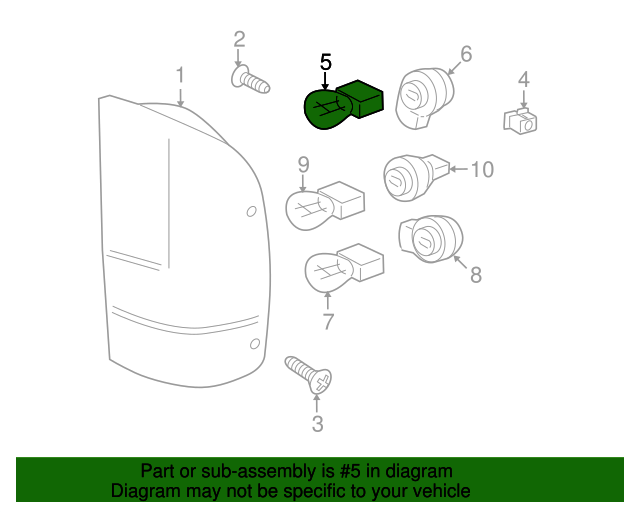 Bulb - Ford (F5DZ-13466-B) | BlueFordPart