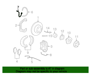 996-355-585-11 - Brake Line 2002-2013 Porsche 911 | AutoNationParts.com