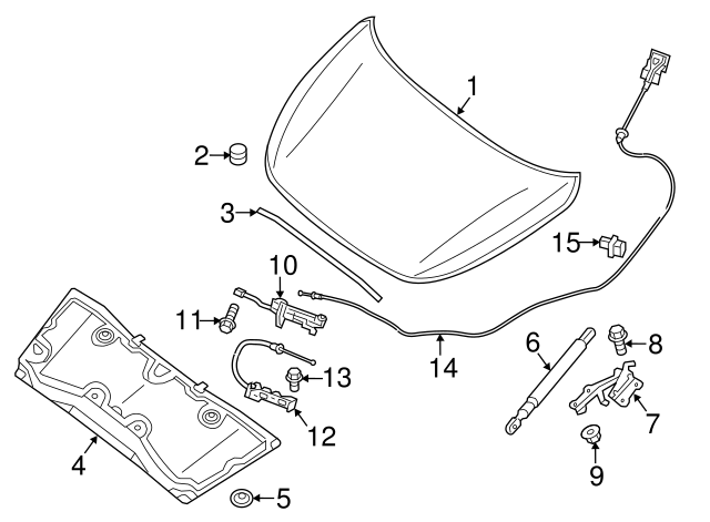 65603-9UA0A (656039ua0a) - 2013-2020 Infiniti Bellcrank | Infiniti ...