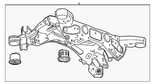 Rear Suspension Cradle 42799687 | GMPartsDirect.com