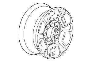 2015-2019 GM Wheel, Alloy 84428927 GM | GMPartsDirect.com