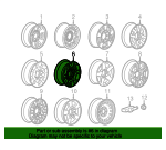 2015-2019 GM Wheel, Alloy 84428927 | Auto Parts Express