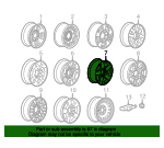 2017-2019 GM Wheel, Alloy 84008493 GM | GMPartsDirect.com