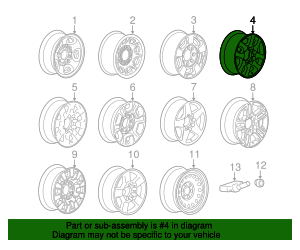 84397983 - 18x8 Aluminum Wheel 2015-2019 GM | AutoNationParts.com
