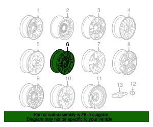 2015-2019 GM Wheel, Alloy 84428927 GM | GMPartsDirect.com