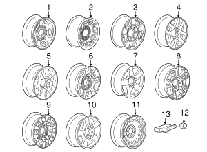 84397983 - 18x8 Aluminum Wheel 2015-2019 GM | AutoNationParts.com