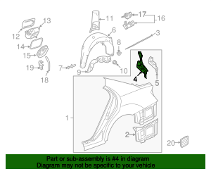 221-630-09-89 - Mount Panel 2007-2013 Mercedes-Benz | Mercedes-Benz USA ...