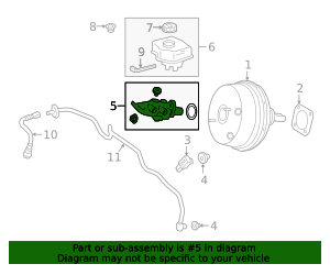 167-430-11-00 - Master Cylinder 2019-2021 Mercedes-Benz | Mercedes-Benz ...