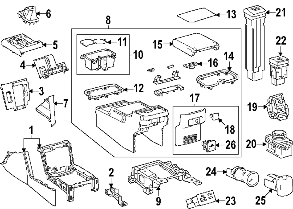 58810-AK010-C0 - Front Panel 2024 Toyota Tacoma | Longo Toyota Parts