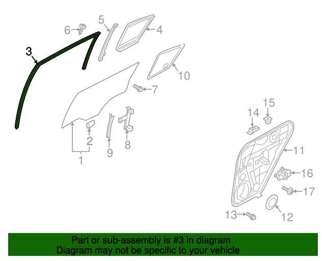 83530-D9000 - Run Channel - 2017-2022 Kia Sportage | Kia Auto Parts