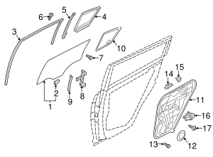 2017-2022 Kia Sportage Guide Channel 83554-D9000 | OEM Parts Online
