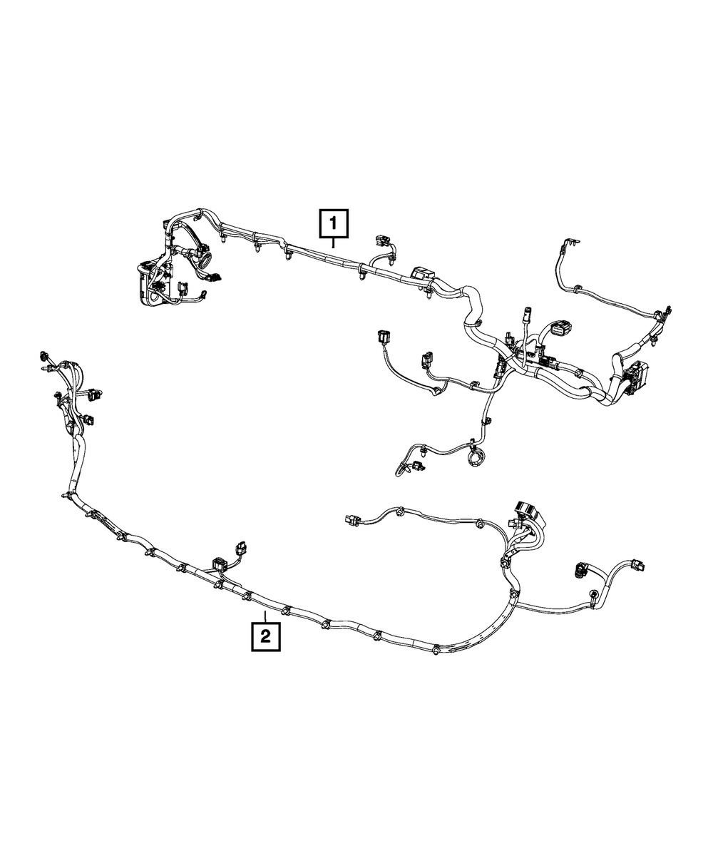 68441171AB - Front End Module Wiring 2020-2023 Jeep Cherokee | Big 3 ...