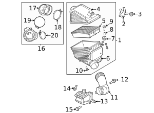 28213-T1310 - Intake Duct 2021-2024 Genesis G80 | AutoNationParts.com