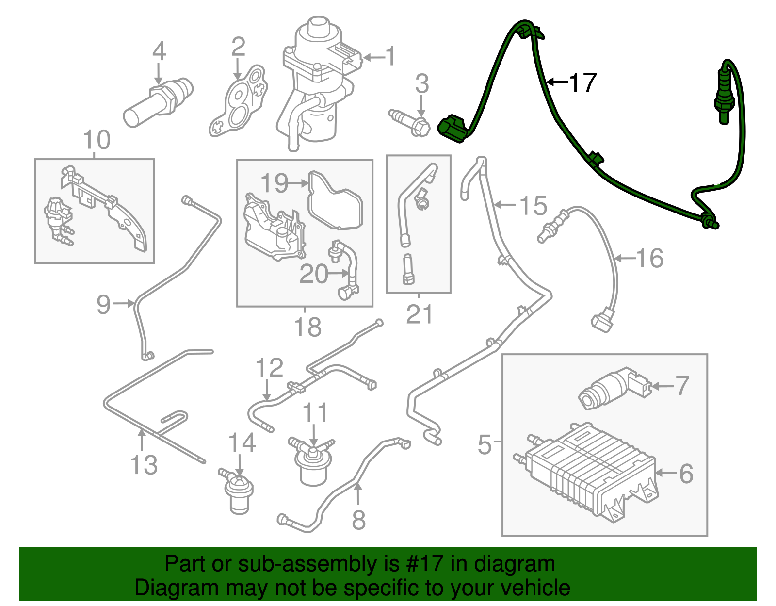 2010-2013 Ford Transit Connect Motorcraft™ Oxygen Sensor DY-1142 | Ford ...