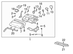 63-21-7-160-806 - Bulb Xenon light 1995-2010 BMW | AutoNationParts.com
