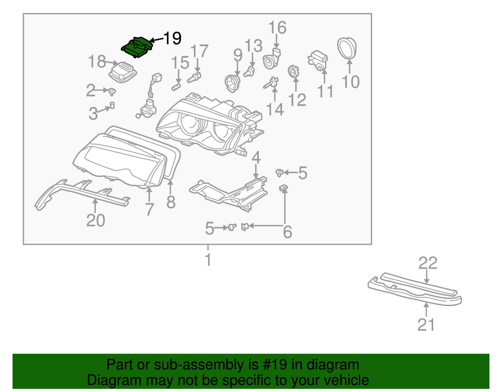 Genuine BMW 63-12-6-920-166 | Control Module Bracket | FREE Shipping on ...
