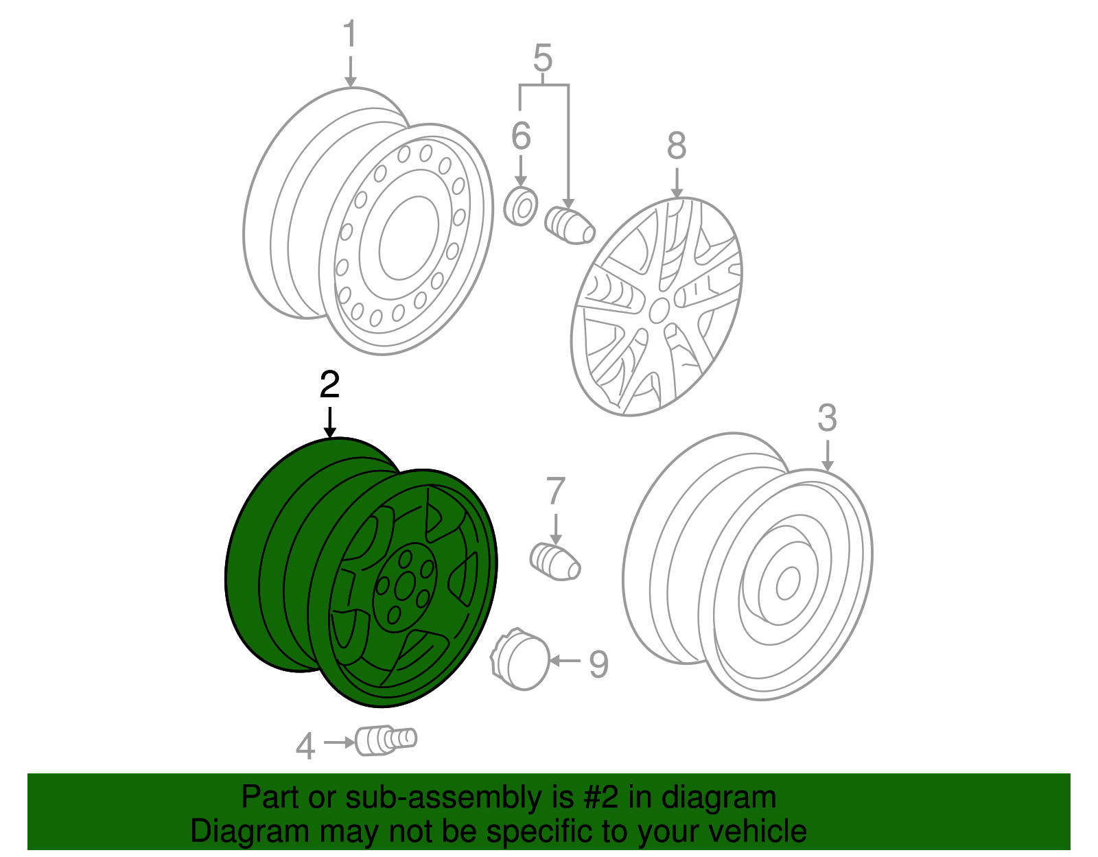 42700-SHJ-C91 - Wheel, Alloy 2005-2006 Honda Odyssey | Honda Parts Online