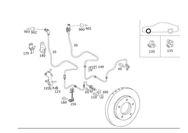 221-546-36-43 - Holder 1954-2014 Mercedes-Benz | Mercedes-Benz USA Parts