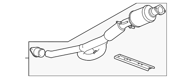 2013-2019 Cadillac XTS Exhaust Front Pipe 84407225 | GMPartsDirect.com