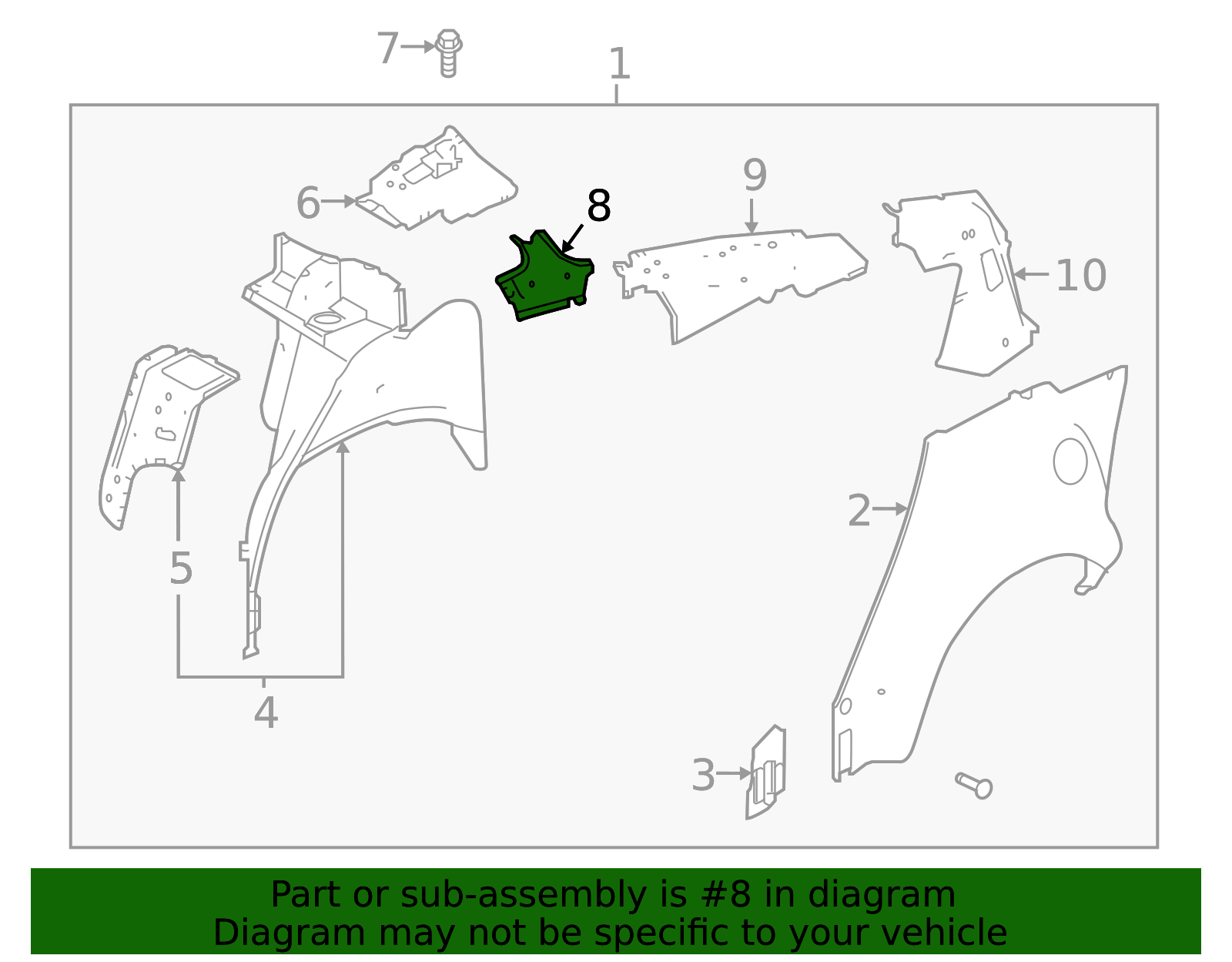 2019-2025 Nissan Altima Upper Reinforced G6343-6CAMA | Nissan Parts Central