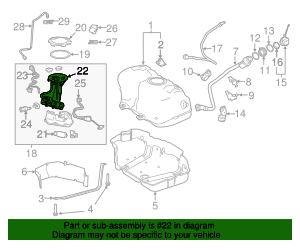 Toyota 2020-2021 Toyota Camry Fuel Pump Hanger 77024-33410 | Toyota Parts