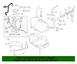 2018-2025 Toyota Fuel Return Line 77209-06101 | Toyota Parts Center