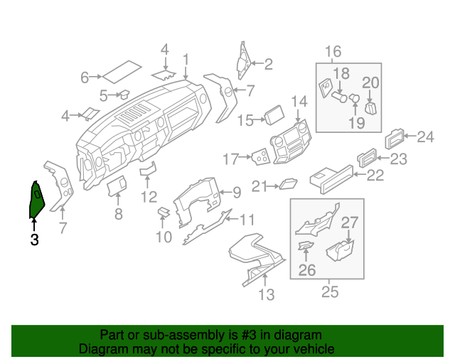 2008-2016 Ford Side Cover 8C3Z-2504481-AC | OEM Parts Online
