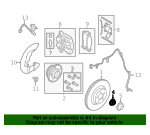 2015-2021 Ford Mustang Axle Nut FR3Z-3B477-B | Blue Springs Ford Parts