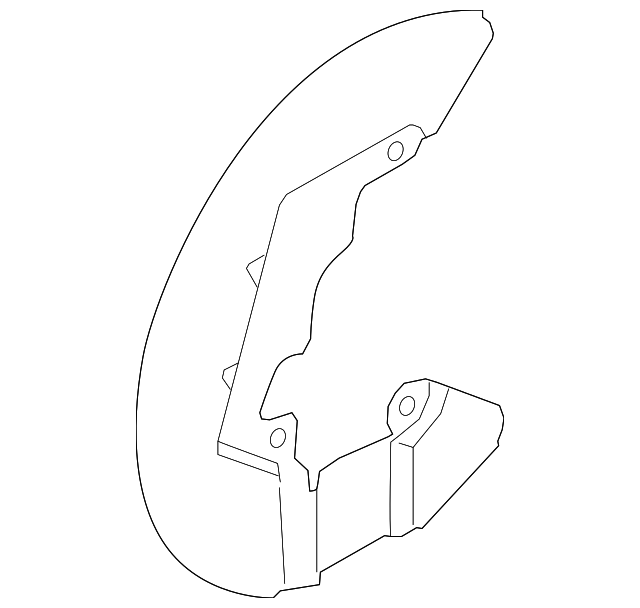 2015-2021 Ford Mustang Splash Shield - Driver's Side (LH) JR3Z-2K005-A ...