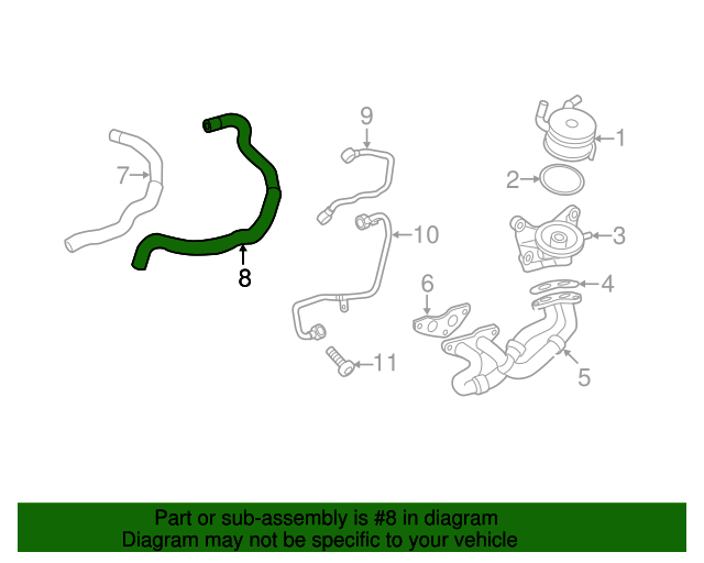 2007-2016 Toyota Inlet Hose 16282-31020 | OEM Parts Online