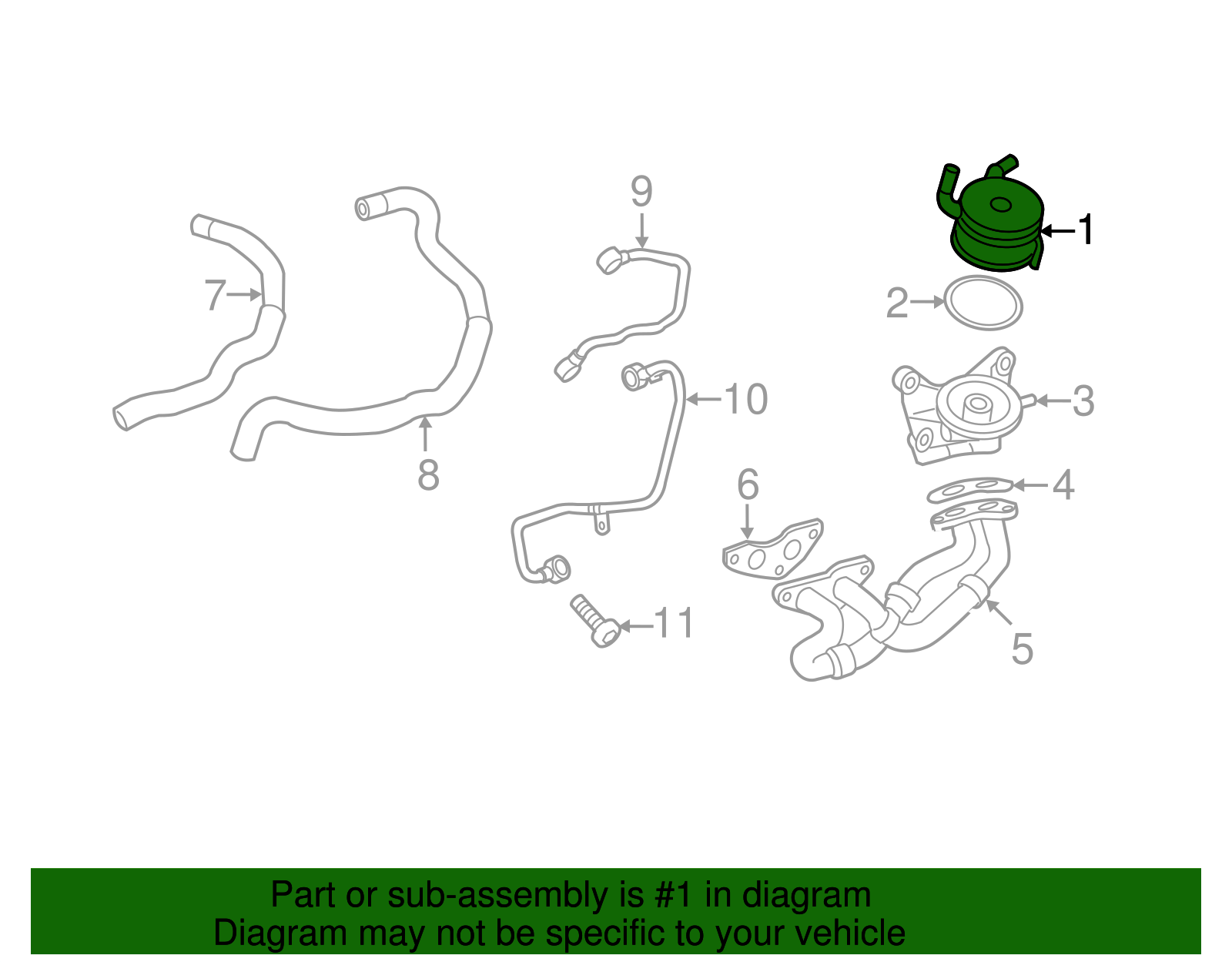 2007-2016 Toyota Oil Cooler 15710-31021 | OEM Parts Online